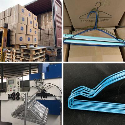China 16/18 Inches Dry Cleaning Hanger Sturdy Wire and Wide Width for sale