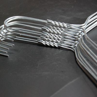 China Clothes Wire Hanger Made of Galvanized Wire Material for sale