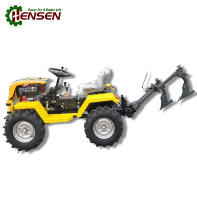 China Tractores de doble arado de utilidad compactos Tractor compacto de 12 CV para granjas pequeñas en venta
