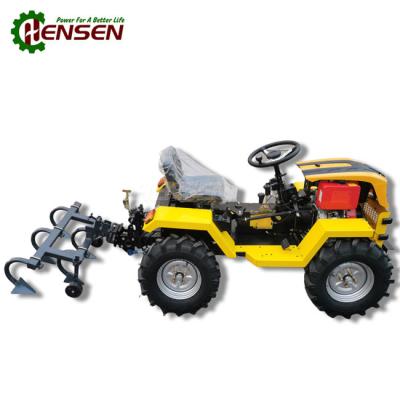 China 5 Tine Hoe Mini Tractor Multifuncional Azul Amarelo Cor Personalizada for sale