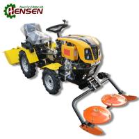 China 4x4 Multi Purpose Farm Tractor 12HP Diesel Engine Synchro Transmission 4WD Mini Tractor for sale