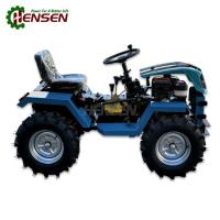 China Blue 4x4 Mini Tractor 18hp Gasoline Multifunctional Autonomous Tractor with CE for sale