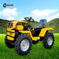 China Four Wheel Drive Mini Tractor 18hp Gas Engine 4F+2R Gear Driven Agricultural Tractor for sale