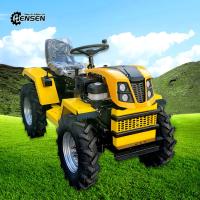 China Four Wheel Drive Mini Tractor 18hp Gas Engine 4F+2R Gear Driven Agricultural Tractor for sale