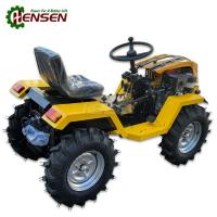 China 4WD Reversible Plow Mini Tractor 18hp Gasoline Engine Multi Purpose Farm Tractor for sale