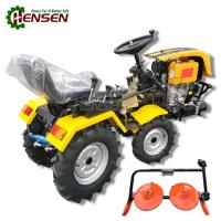 China 4x4 Multi Purpose Farm Tractor 12HP Diesel Engine Synchro Transmission 4WD Mini Tractor for sale