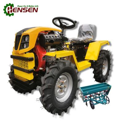 China Convertible Compact 4x4 Tractor 12hp Diesel Engine Mini Tractor Te koop