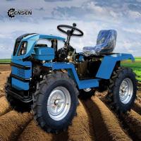China CE 4x4 Mini Tractor 18hp Gasoline Engine Farm Tractor with 4F+2R Speeds for sale