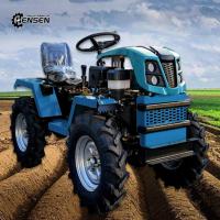 China CE 4x4 Mini Tractor 18hp Gasoline Engine Farm Tractor with 4F+2R Speeds for sale