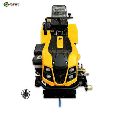 China Brandstoftank 5.5L 4wd Compacte tractor met maïszaai- en mestmachine Te koop