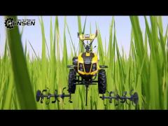 Cultivador de gasolina ajustável 9HP Agricultura Mini Power Tiller