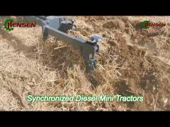 Mini-trator multiuso a gasolina 4x4 2 Tractor de arado em lata Certificação CE