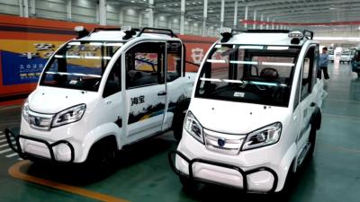 China China Haibao brand 2 seat electric small cargo pickup truck tricycle for sale for sale