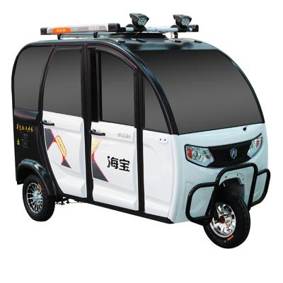 China Fully enclosed electric tricycle for passengers mini electric tricycle tuk tuk for sale