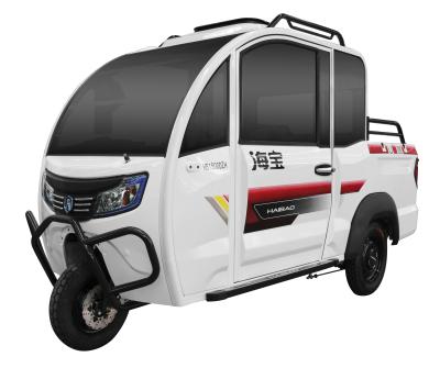 China Electric Tricycle New 4000w Max Black Chain Red Body Motor Acid Power Battery Torque Time Lead for sale