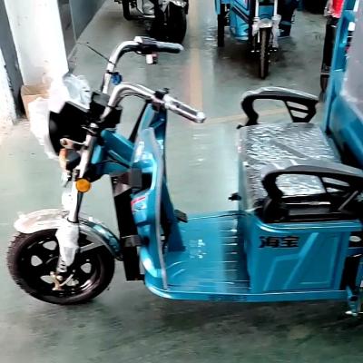 China Hot Sale Piaggio Indian Engines For 3 Wheeler Electric Motorcycle Rickshaw Loader Electric tricycle for cargo with driver roof for sale