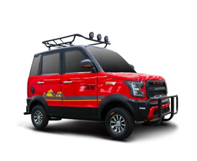 China Fat tire 4 wheels right hand drive 72v 100ah solar electric car city drive for pick up children for sale