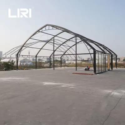 China China Manufactured Black Marquee Glass Room Orangery Tent for Weddings and Trade Shows for sale
