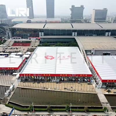 China LiLiri 10x40m Inflatable Cube Structure Tent for High Class Outdoor Exhibition Hall and Events for sale