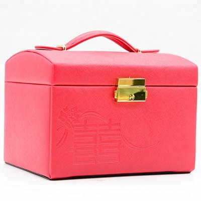 Cina Scatola di stoccaggio vuota di lusso prossima nuova dei gioielli del cuoio dell'unità di elaborazione dei fornitori del contenitore di gioielli in vendita