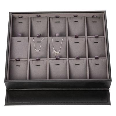 China Drawer Necklace Jewelry Display Box Wear Resistant With Mirror Eco Friendly for sale
