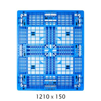 Cina 4tone carico statico pallet di plastica personalizzato pesante doppio volto per la movimentazione del materiale in vendita