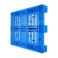 China Storage Logistics Solution Heavy Duty Reversible Plastic Pallet with Customized Logo for sale