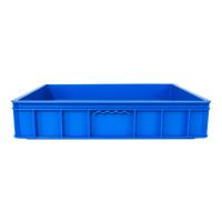 China External Size 555x415x115mm Solid Box for Euro Logistics Stackable Plastic Turnover Box for sale