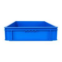 China External Size 555x415x115mm Solid Box for Euro Logistics Stackable Plastic Turnover Box for sale