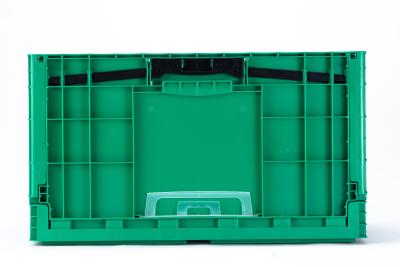 China Opvouwbare opslag Plastic krat voor het verplaatsen van fruit aangepast kleur Solid Box stijl Te koop