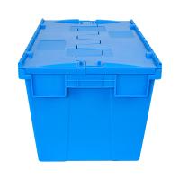 China Rectangle Solid Wall Large Box Transport Attached Lid Crate for Secure Transportation for sale