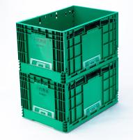 China EU Shipping Crate Foldable Solid Box for Warehouse Plastic Moving Container Industry for sale