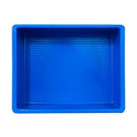 China Customized Logo Solid Moving Crate with PP Material and Supermarket Plastic Turnover Crate for sale