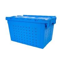 China Customized Color Solid Box High Turnover Plastic Container for Agricultural Produce for sale