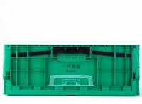 China Collapsible EU Turnover Container Plastic Solid Storage Crate 800x600x230mm for Shipping for sale