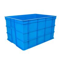 China Customized Color HDPE Logistic Turnover Solid Box for Vegetable Logistics Container for sale