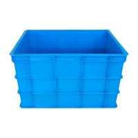 China Customized Color HDPE Logistic Turnover Solid Box for Vegetable Logistics Container for sale