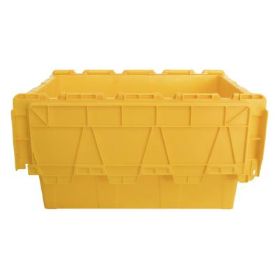 Cina Trasporto Logistica Fatturato Essential Stackable Solid Box Stile Cassa di plastica con coperchio in vendita