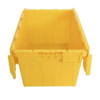 China Transport Logistic Turnover Essential Stackable Solid Box Style Plastic Crate with Lid for sale
