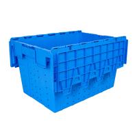 China Customized Color Plastic Moving Solid Crate Versatile and Space-Saving Storage Option for sale