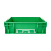 China Space-saving Plastic Moving Turnover Solid Box Storage Crate for Industry NO Foldable for sale