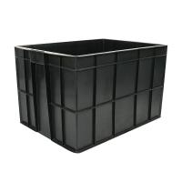 China Solid Box PP Plastic Transport Logistic Crate with Durable Design and Customized Logo for sale