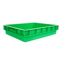 China Large Logistic Distribution Box Stackable PP Turnover Crates with Customized Color for sale