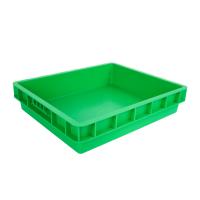 China Large Logistic Distribution Box Stackable PP Turnover Crates with Customized Color for sale