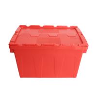 China Logistics Nest Storage Attached Lid Container with PP Material and Stackable Tote for sale