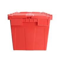 China Logistics Nest Storage Attached Lid Container with PP Material and Stackable Tote for sale