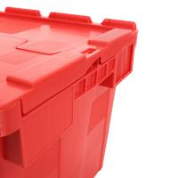 China Logistics Nest Storage Attached Lid Container with PP Material and Stackable Tote for sale