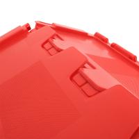 China Solid Box Style Plastic Container with Lid Customized Color and Food Grade Material for sale