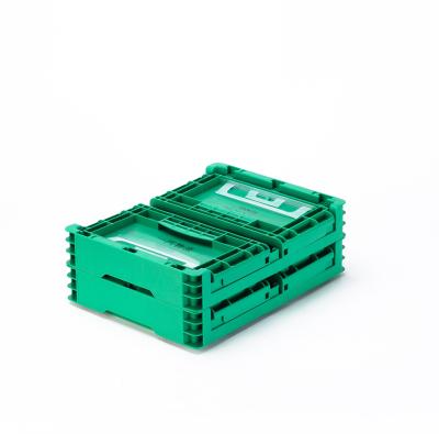 中国 折りたたみEUプラスチック野菜移動箱 オーダーメイドロゴと積み重ねられる箱 販売のため