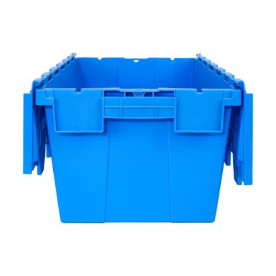Китай 600x400x315мм HDPE-материал с закрепленной крышкой для универсальных и прочных пластиковых ящиков продается
